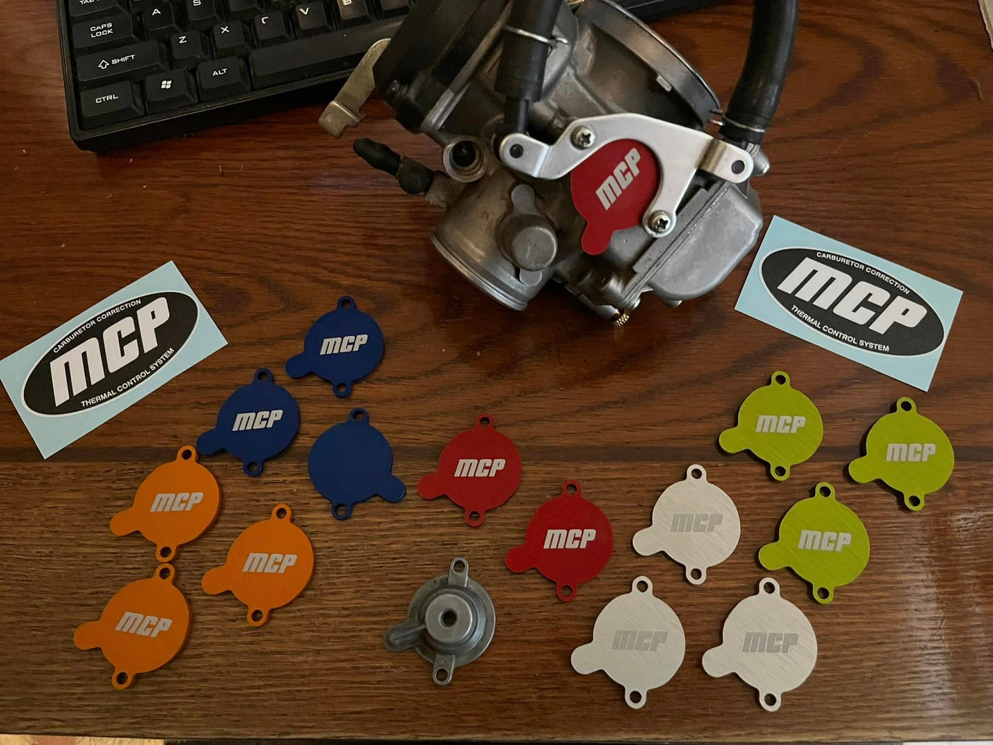 MCP Air Cut Off Block Kit - Laser Etched "MCP" – MegaCity Performance